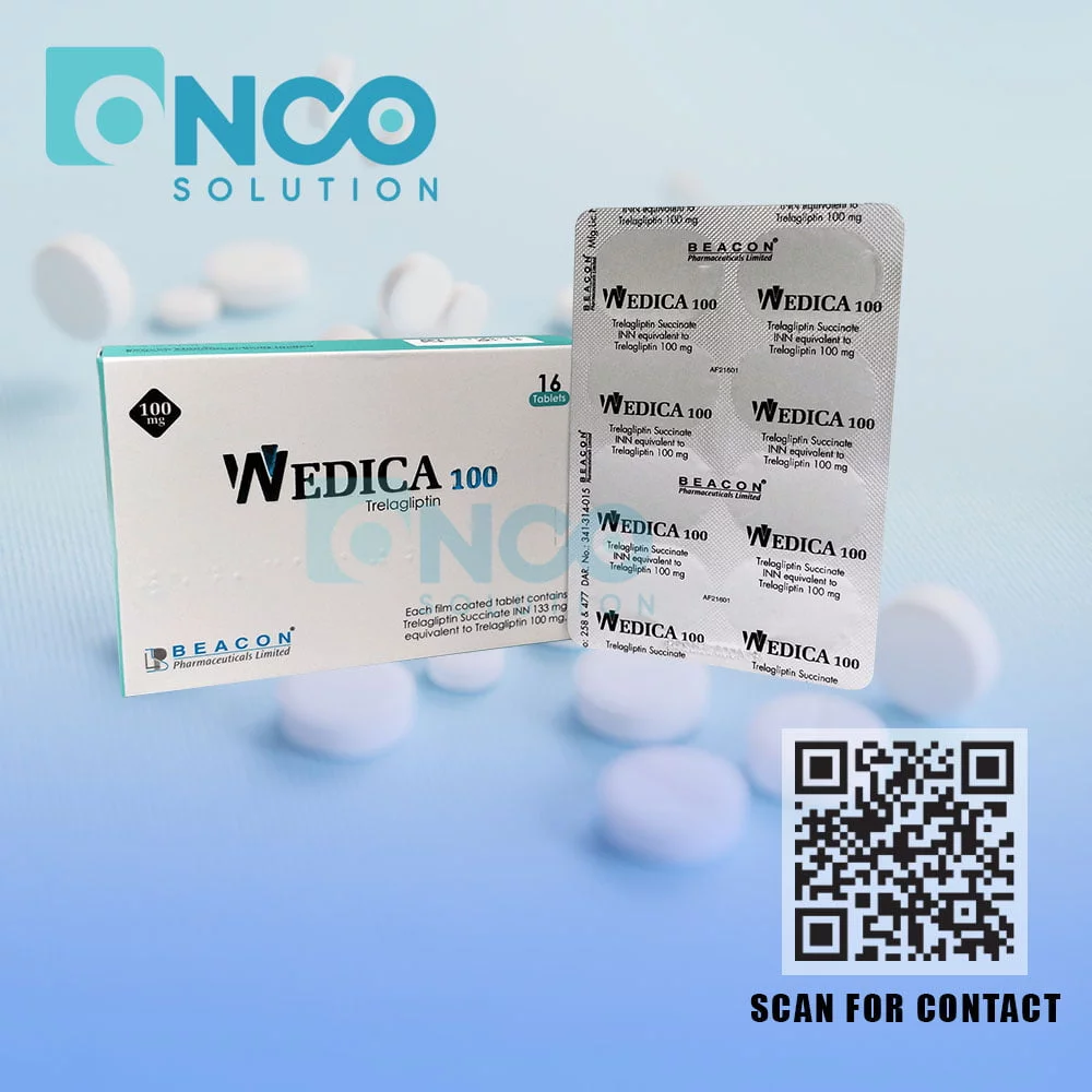 Wedica 100 MG (Trelagliptin) Tablets | Onco Solution